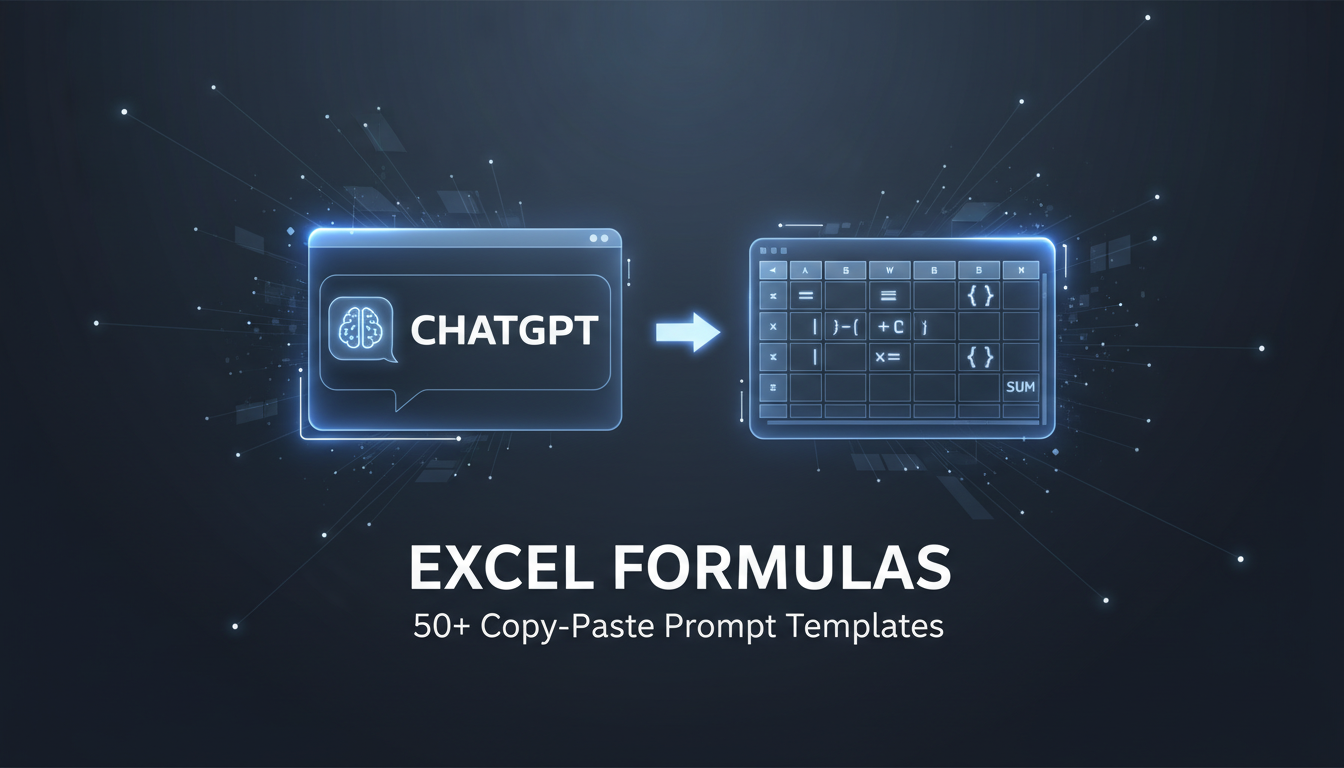 ChatGPT for Excel Formulas: 50+ Copy-Paste Prompt Templates - XsOne ...