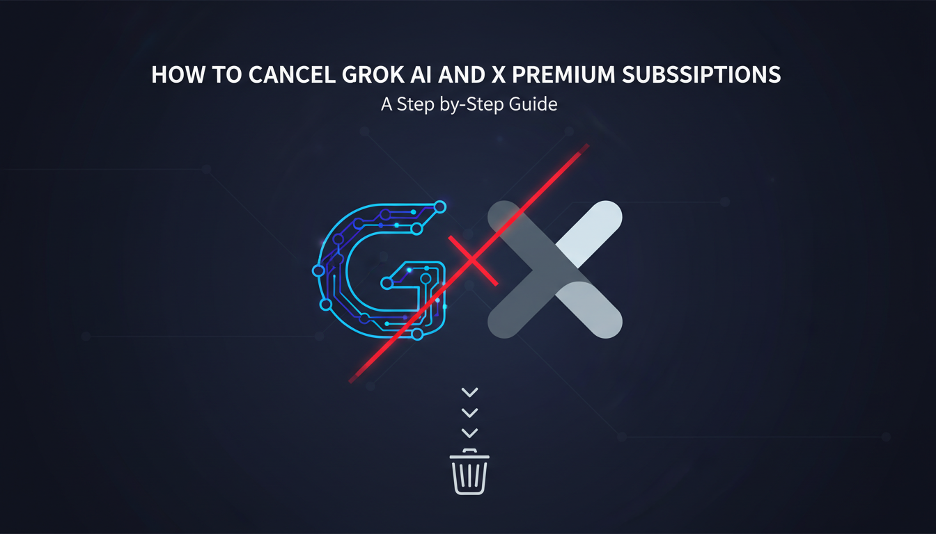 How to Cancel Grok AI and X Premium Subscriptions: A Step-by-Step Guide ...